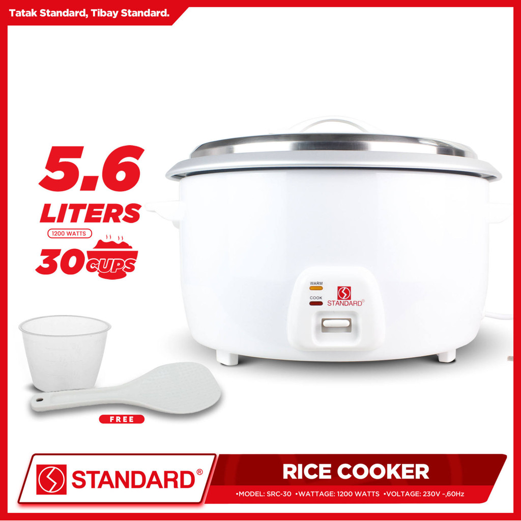 Standard Rice Cooker 5.6L (30 Cups) | Shopee Philippines