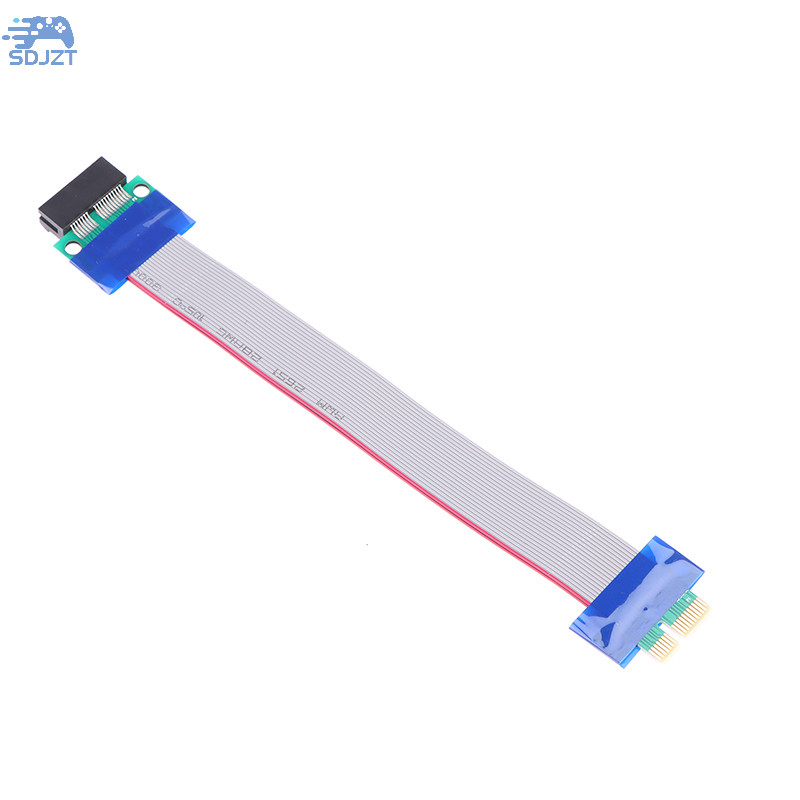 ♣PCI Expres X1 PCI E Riser Card Extender Extension Ribbon Flexible ...