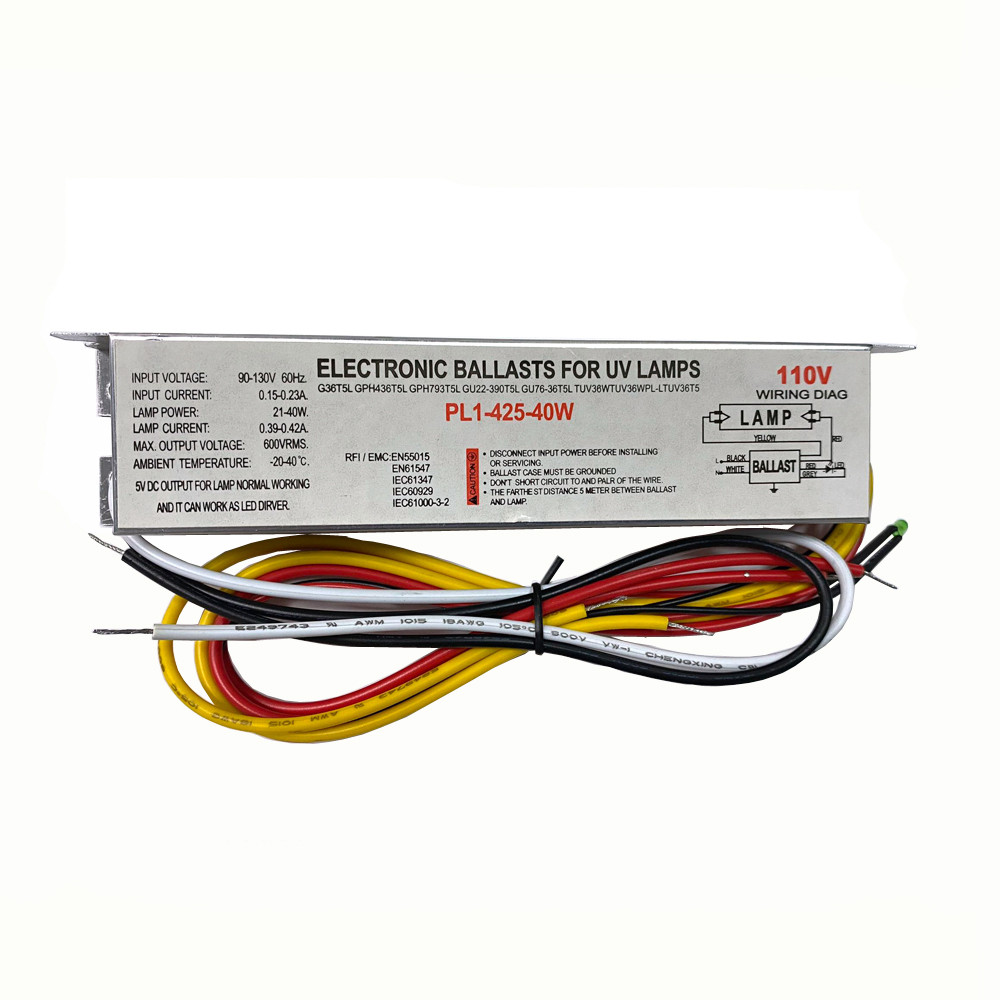 ⚡PL1-425-40W RL11-425-40 110V Germicidal Electronic Ballasts UV Ballast ...