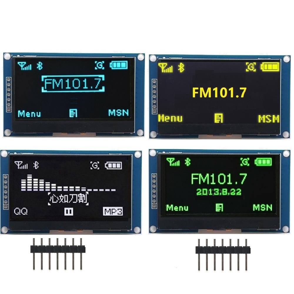 2.42\" Inch 12864 128 * 64 OLED Display Module IIC I2C SPI Serial White/Blue/Green/Yellow LCD S ...