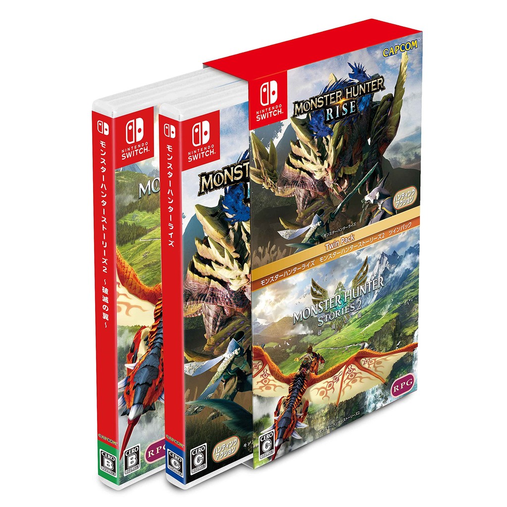 Monster Hunter Rise Monster Hunter Stories 2 Twin Pack -Switch | Shopee ...