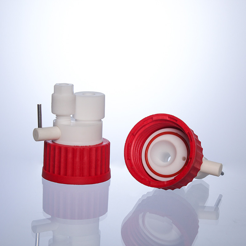 ๑GL45 Reagent Bottle Pressure Relief Valve Vessel Laboratory Pressure ...