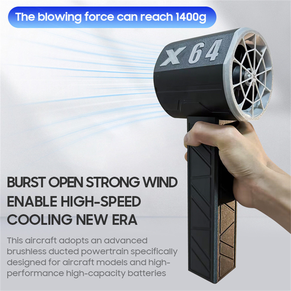♦Turbo Jet Fan XL Violent Blower Car Dryer X64 Handheld Brushless Motor ...