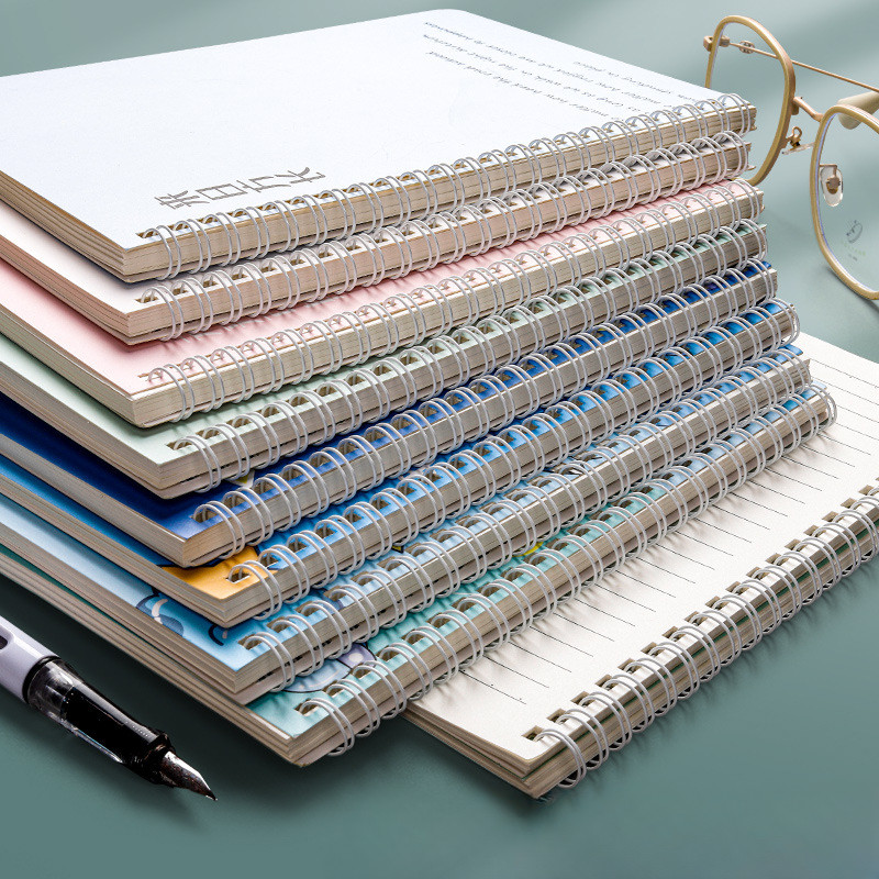 4PCS A5/B5 Loose Leaf Notebook Thickened Spiral Notebook For Students ...