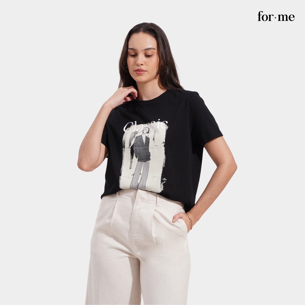 ForMe Boxy Fit Graphic T-Shirt Collection For Women | Shopee Philippines