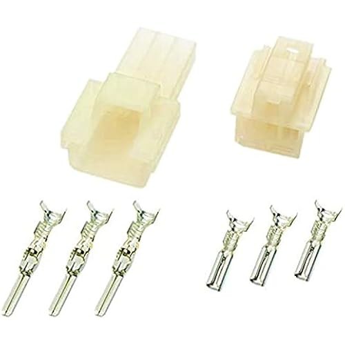 Daytona HM connector set, 3-pole Majesty, etc. , 1 set of male and ...