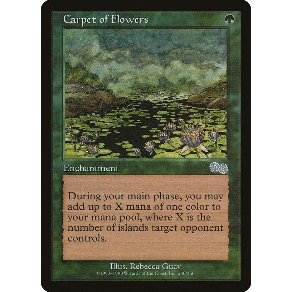 MTG Proxy Card - Carpet of Flowers | Urza's Saga (USG) | Shopee Philippines