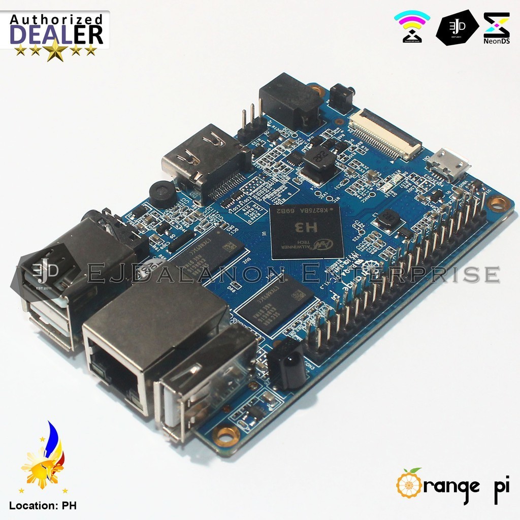 BoonTech Orange Pi PC 1GB Ddr3 Ram H3 Quad-Core Cortex-A7 H.265 Hevc 4K | EJDalanon Enterprise ...