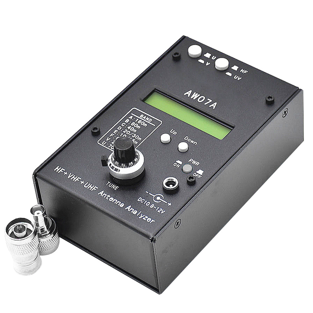 ️HF/VHF/UHF AW07A 1.5-490MHZ 160M HF +UV Spectrum Analyzers Impedance ...