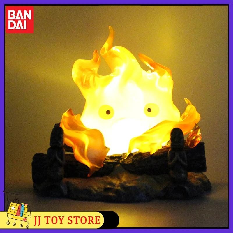Cartoon Calcifer Objects Lamp Figure Anime Candle Desktop Action ...