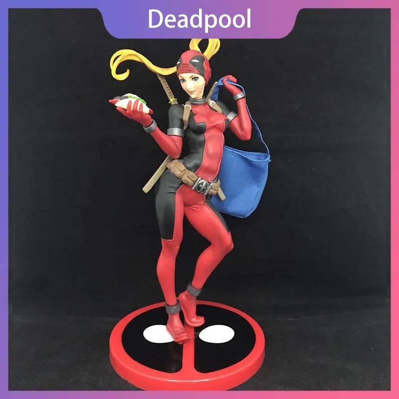 Lady Deadpool 24cm Action Figure X Men Anime Cartoon Bishoujo Statue ...