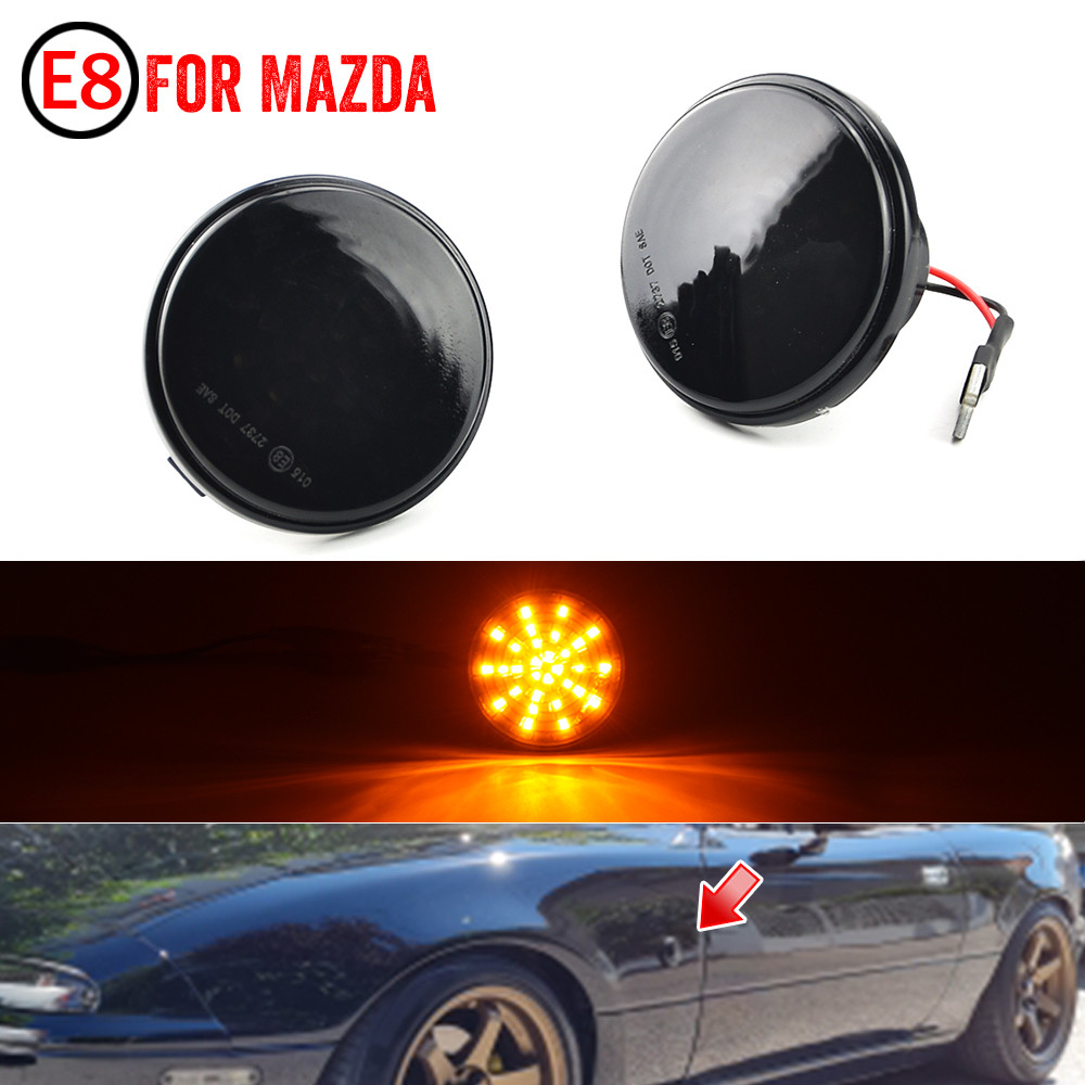 ♠Turn Signal Dynamic LED Side Marker Light Repeater Lamp Flowing ...
