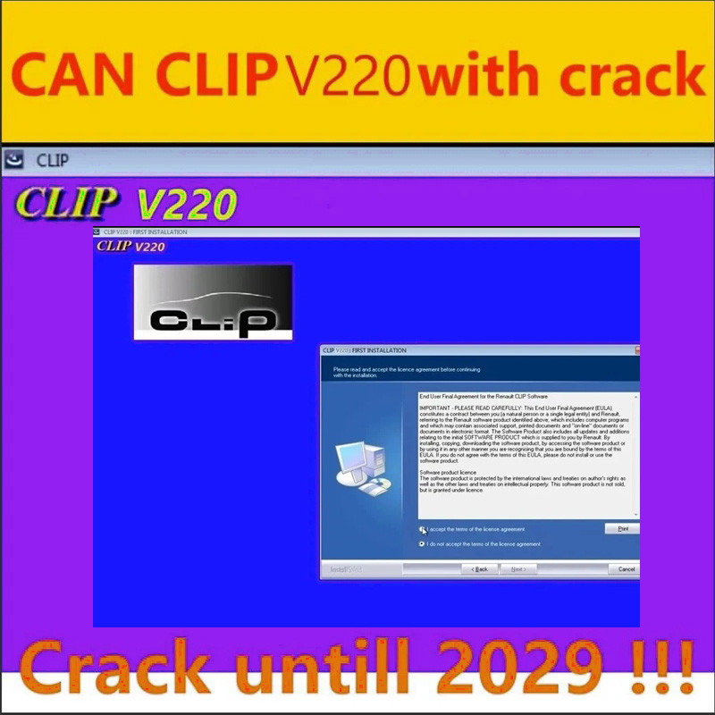 The latest Can Clip V220 is used in Renault OBD2 diagnostic car ...