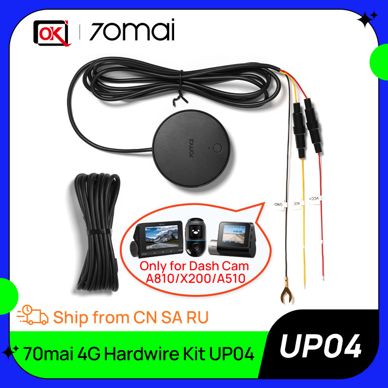 ☽70mai 4G Hardwire Kit UP04 ONLY for A510, 4K A810 and Omni X200 Dash ...