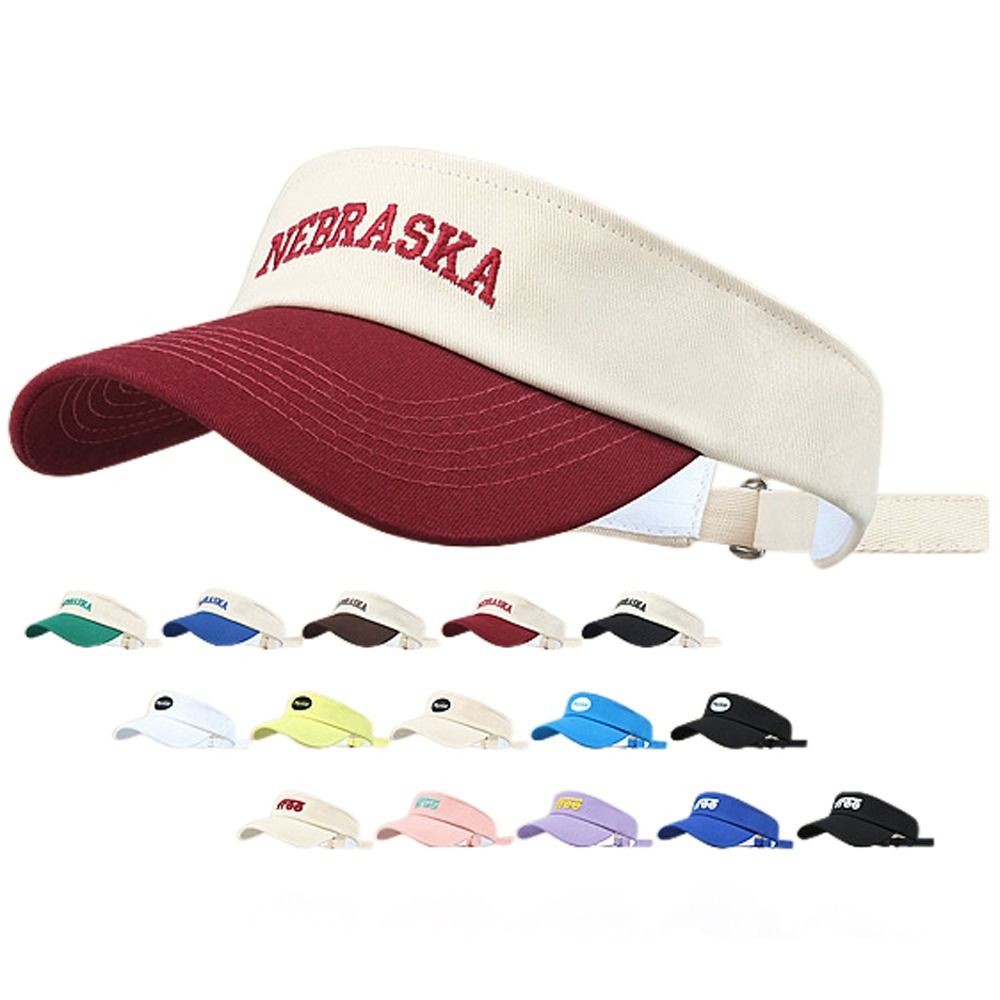 ۞Sun Hat Women Baseball Cap Summer Sun-Proof Caps Empty Top Visors ...