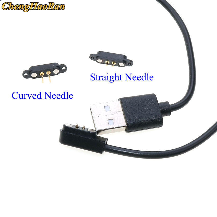 5set Magnetic Usb Charging Cable Male Female Pogo Pin Connector Power ...