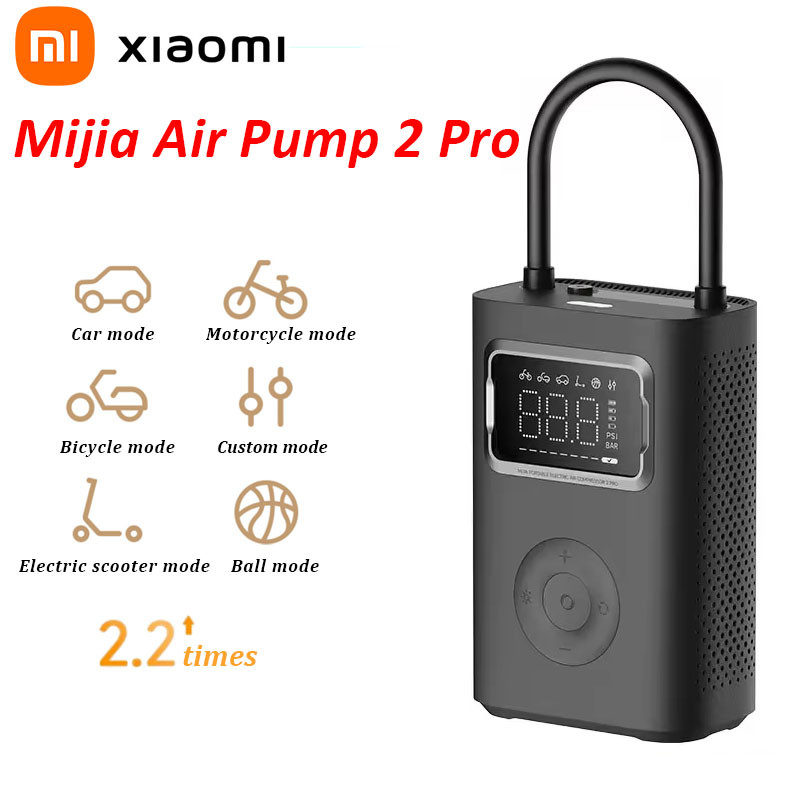 XIAOMI Mijia Air Pump 2 Pro Portable Electric Air Compressor Mi ...