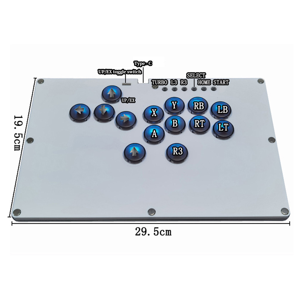 ⋚SK Hitbox A4 version mini HitBox arcade controller keyboard compatible ...