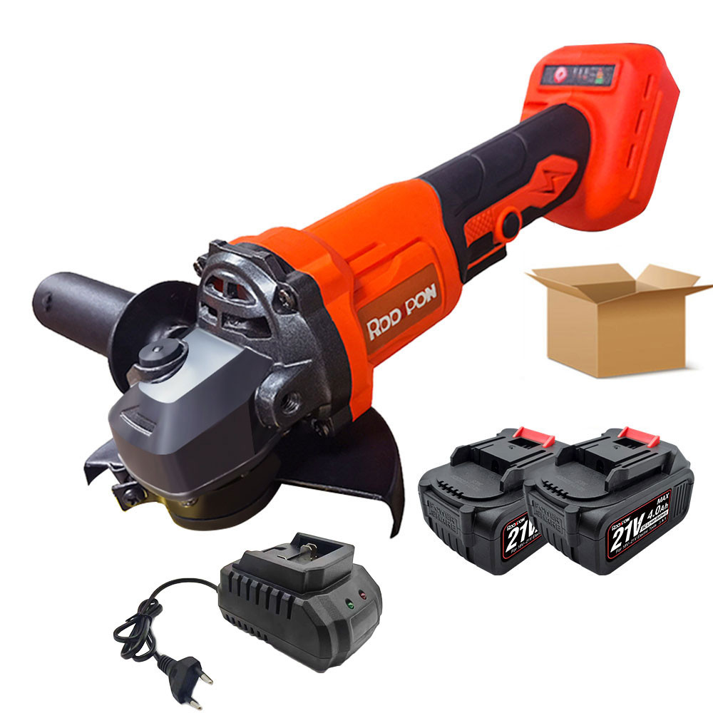 웃125MM Brushless Battery Angle Grinder 18V Rechargeable Electric Angle ...