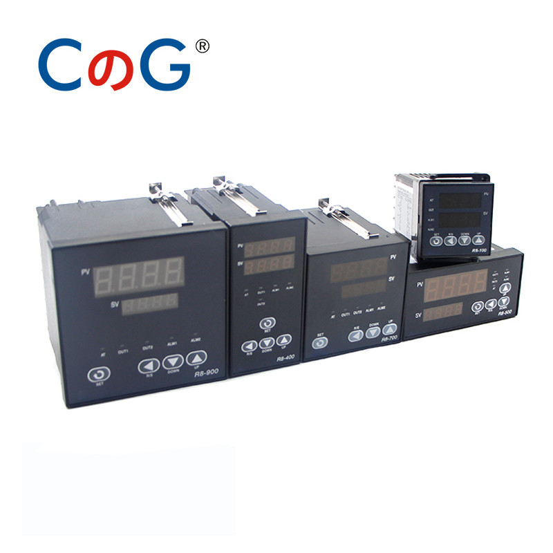 ☼R8-100 Multiple Input K J PT100 Thermostat AC 220V Digital Output SSR Relay 1300 degree PID PrK ...