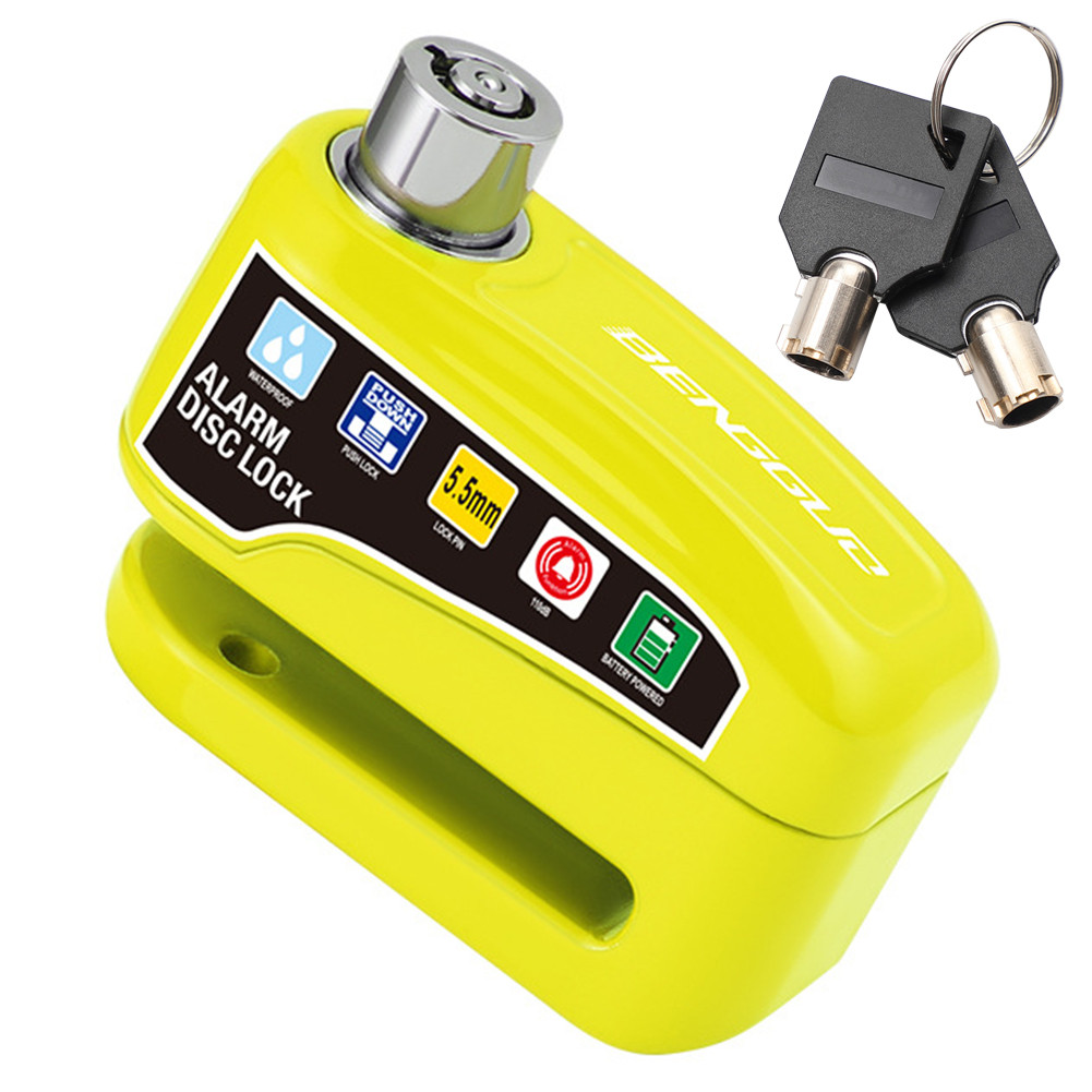 【Bicycle Alarm Disc Brake Electric Lock Anti Theft Motorcycle Alarm ...