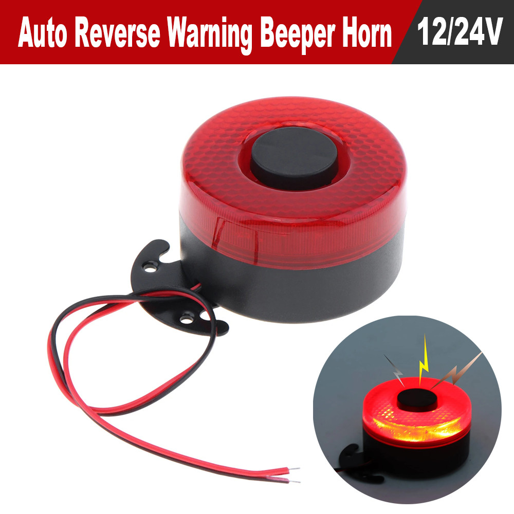 웃12/24V Car Reverse Beeper Horn Auto Warning Back Up Vehicle Reversing ...
