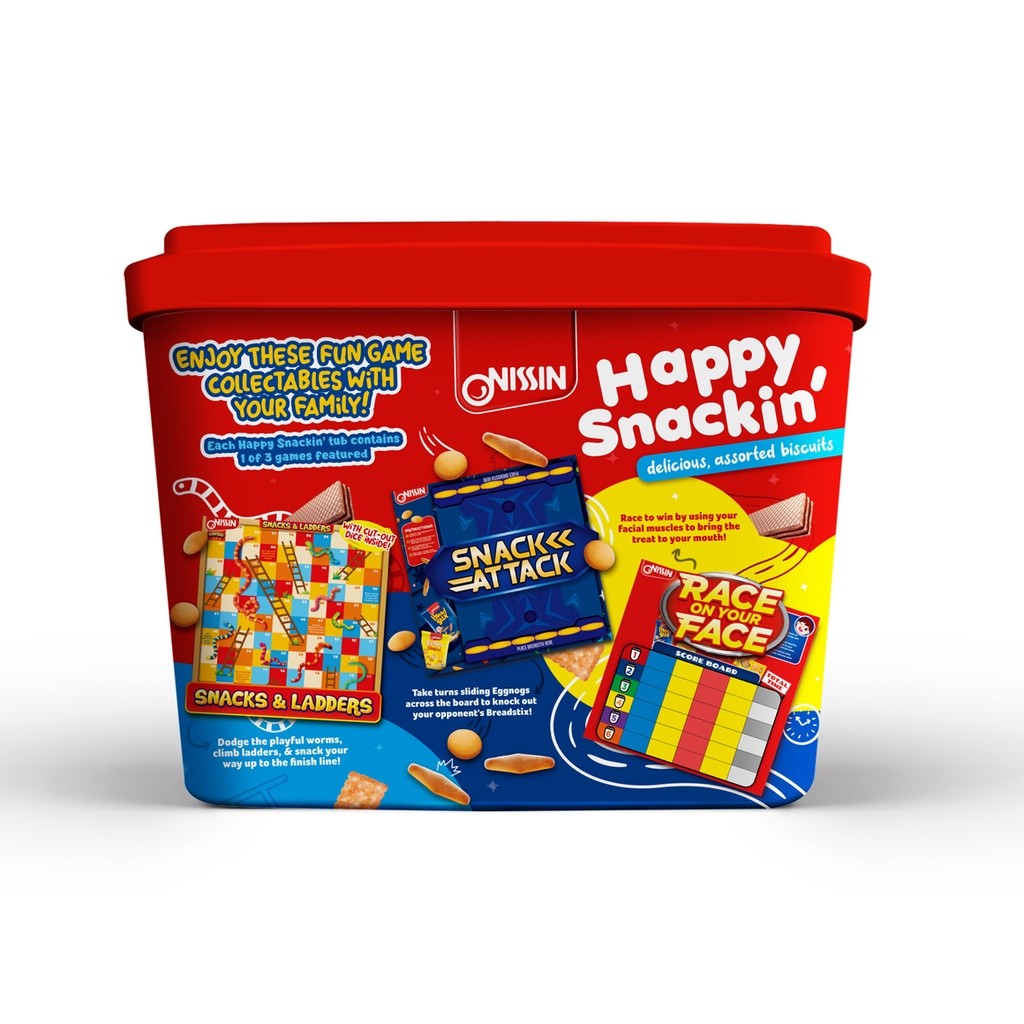 Nissin Happy Snackin Tub 700g | Shopee Philippines