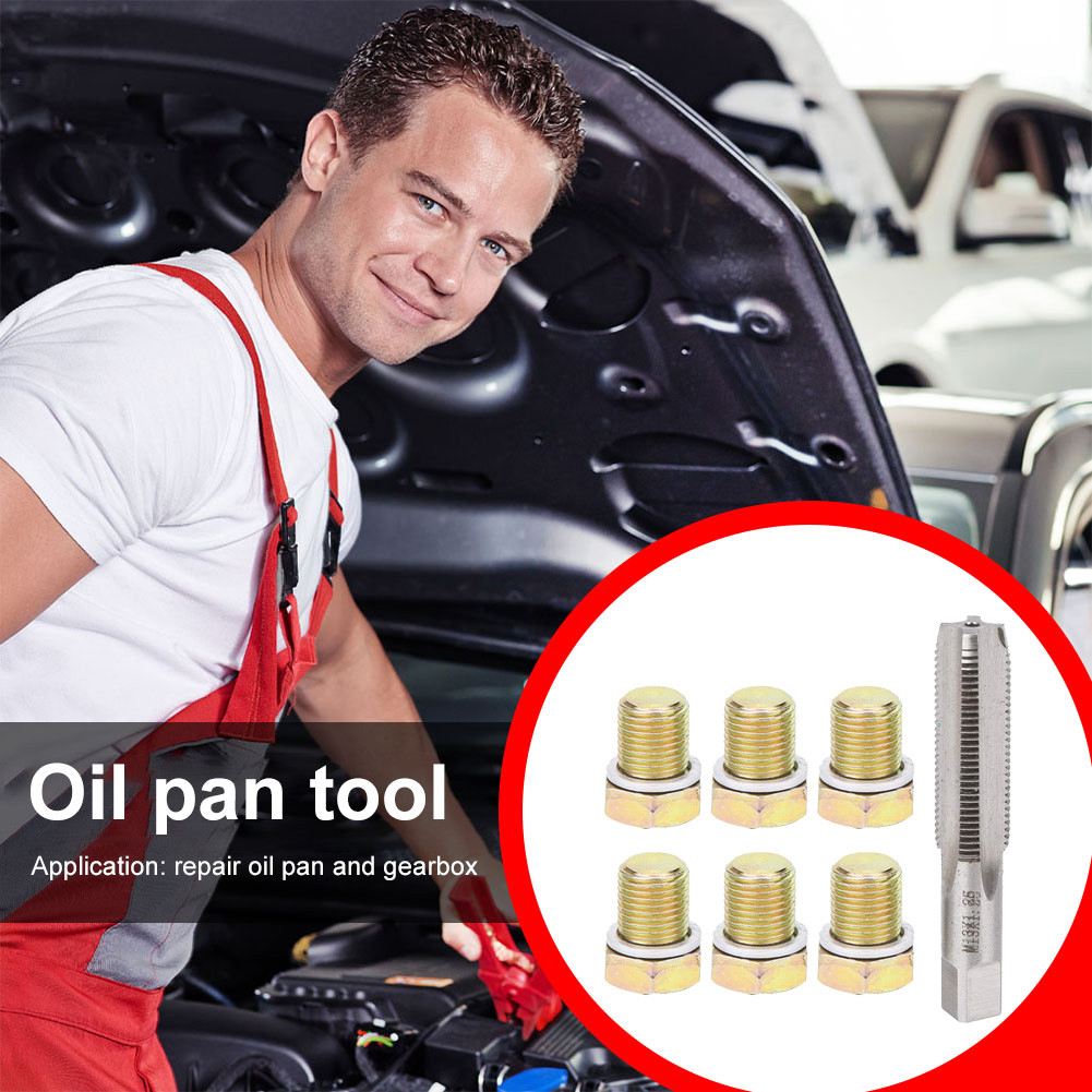 Portable Oil Pan Drain Sump Plug Key M13x1.25 Iron Oil Pan Thread ...