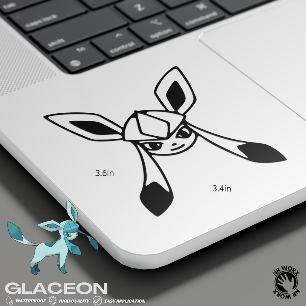 Glaceon Pokemon Eeveelution Vinyl Decal Anime Sticker | Shopee Philippines