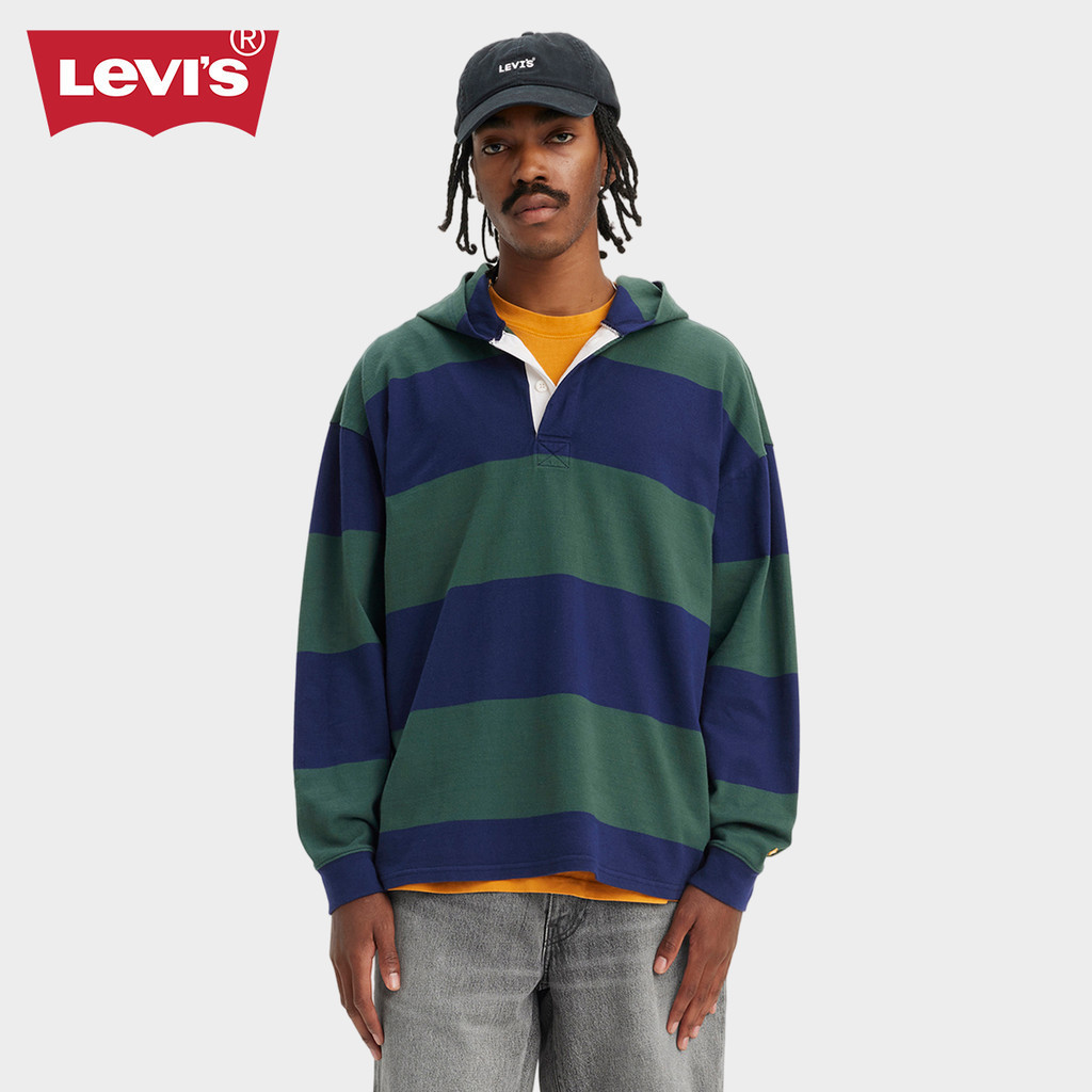 Levi's® Gold Tab Men's Club Rugby Sweatshirt A7905-0001 | Shopee ...