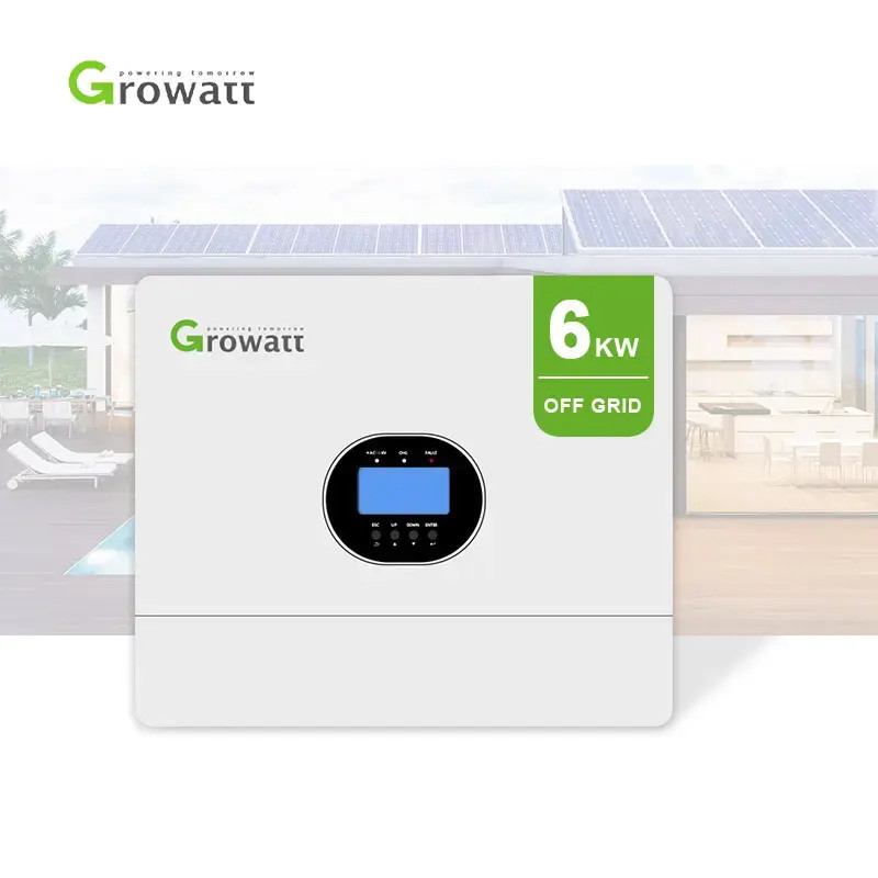 GROWATT 6000ES Plus Solar Inverter 6kw GROWATT Off Grid Inverter Solar Inverter Single Phase SP ...