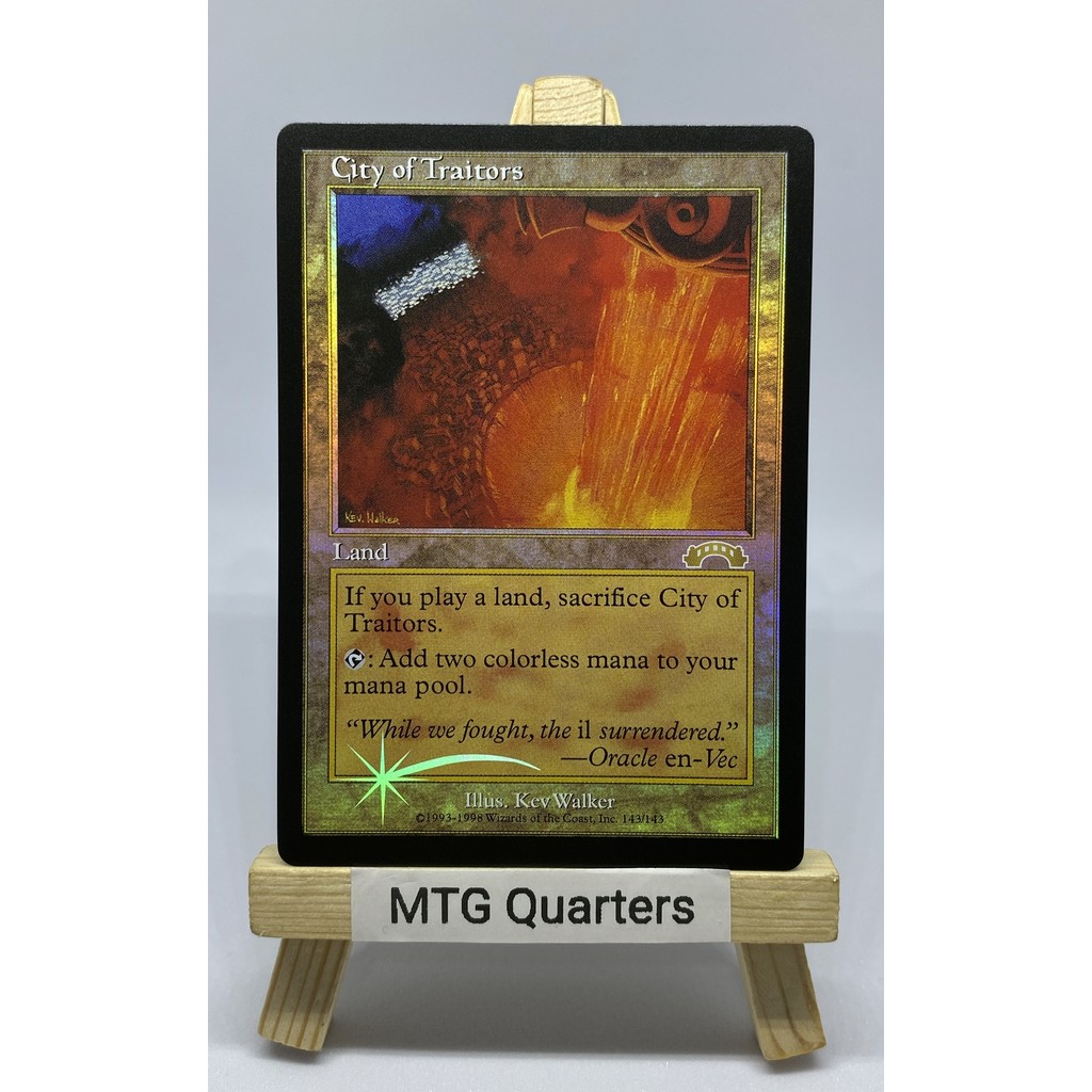MTG Proxy Card - City of Traitors (Foil) | Exodus (EXO) | Shopee Philippines