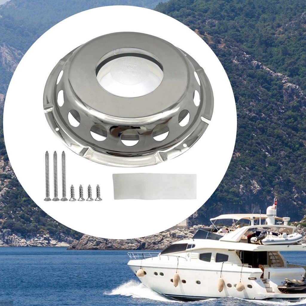 ♣Marine Boat Vent with Mounting Screws Cabin Ventilation Plate for ...