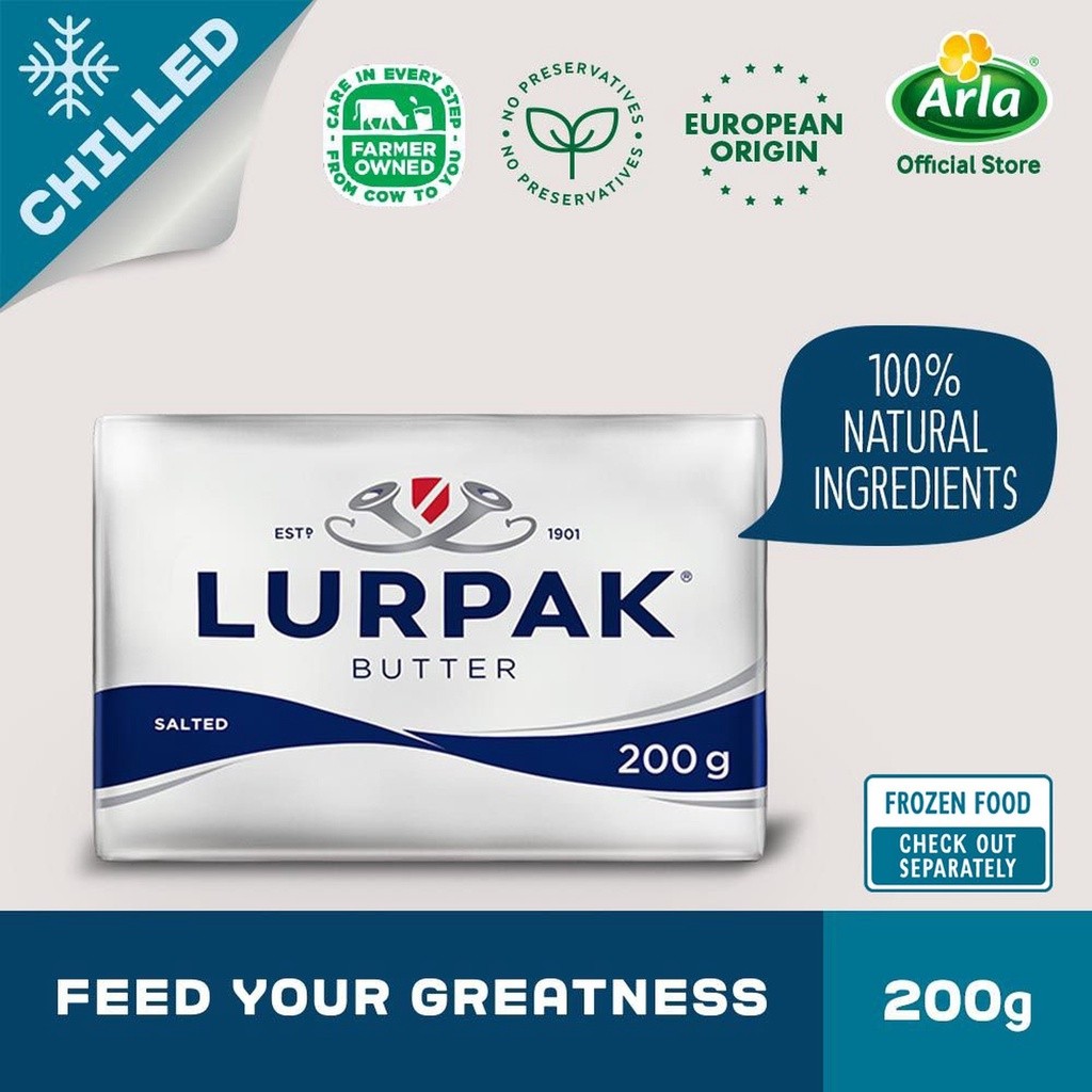 Lurpak Butter Salted 200g | Shopee Philippines