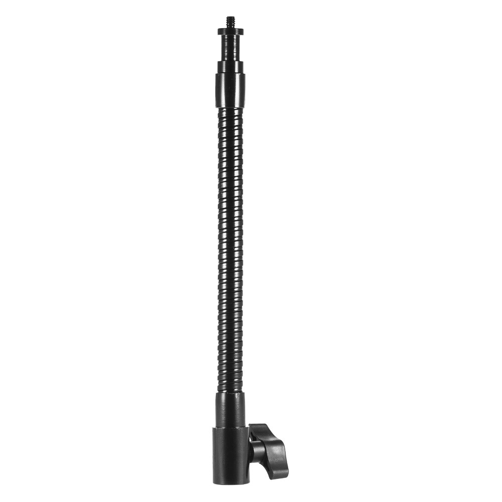 26.5cm/10.4\" Bendable Metal Tube Light Stand Extension Arm with 1/4 ...