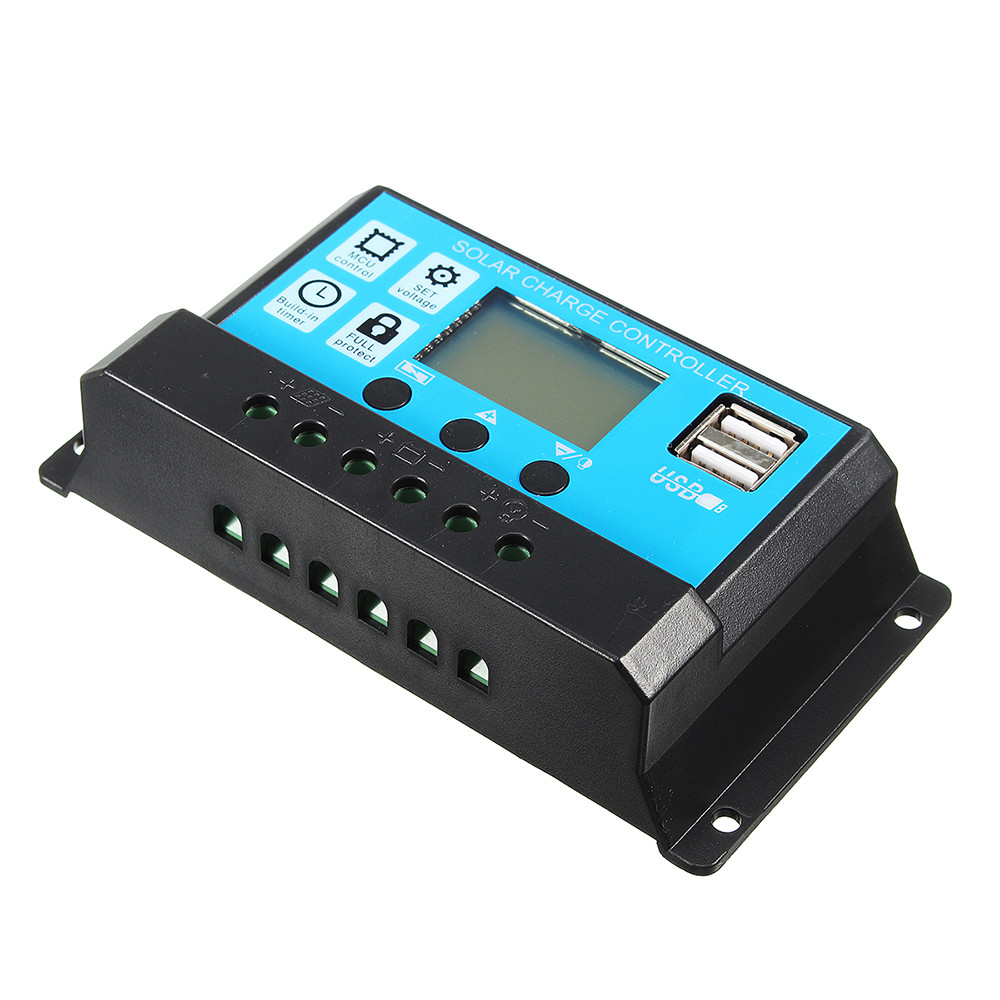 ♥Smart Digital display Solar Charge Controller 12V 24V Automatic Solar ...
