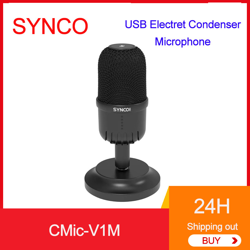 SYNCO USB Electret Condenser Microphone CMic-V1M 20Hz-20KHz 72dB ...