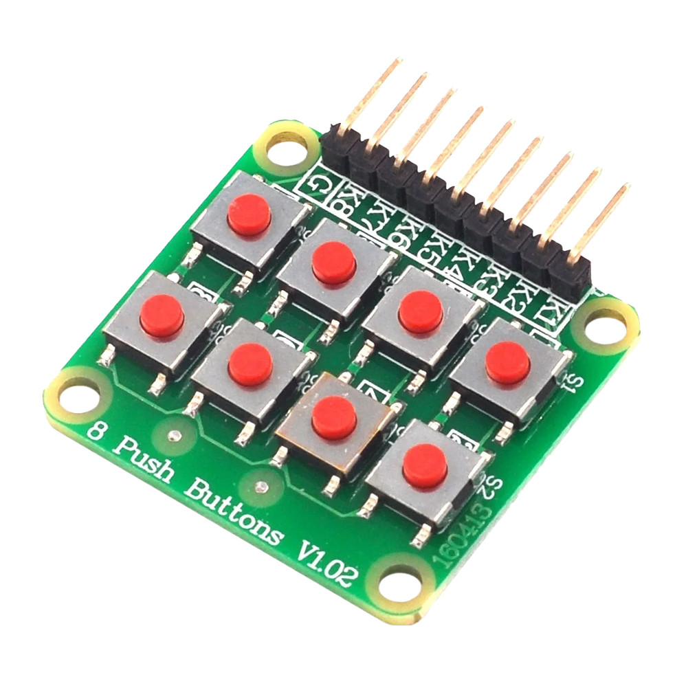 2x4 Keypad 4x2 Keypad 8 Push Buttons 24 Matrix Keyboard Button Mcu External Expansion Keyboard