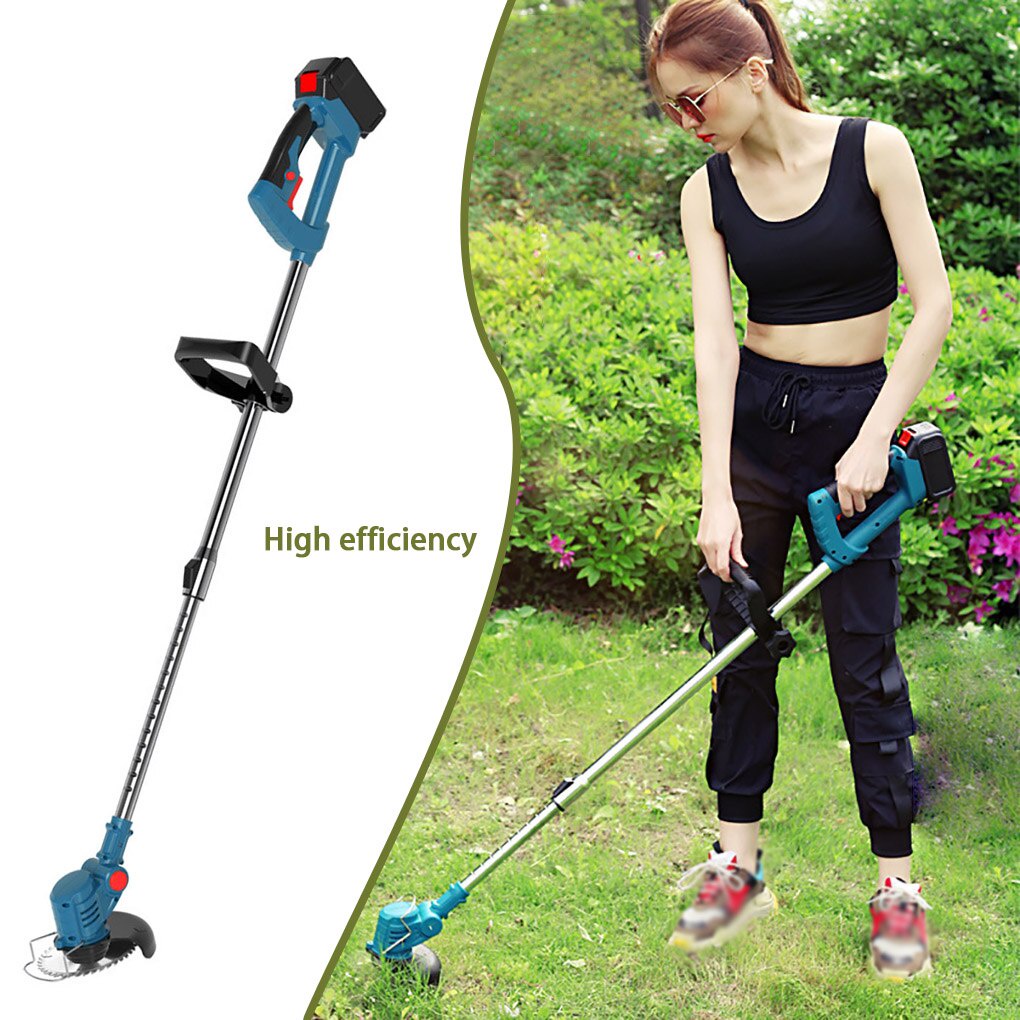 Handheld Electric Lawn Mower 21V Household Garden Backyard Patio ...