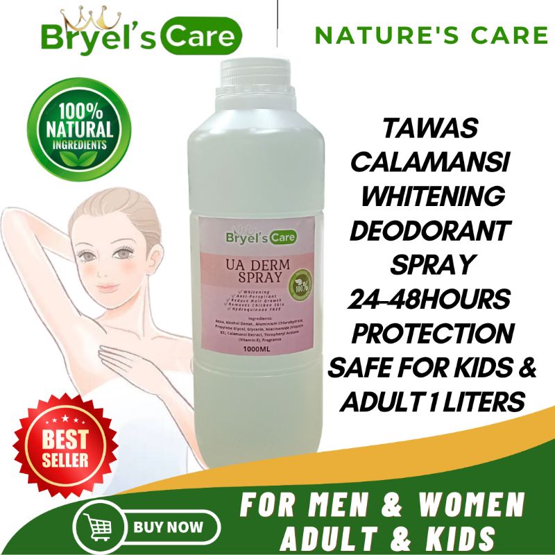 1 liter UNDERARM DEODORANT SPRAY/ TAWAS CALAMANSI DEODORANT FOR TEENS ...