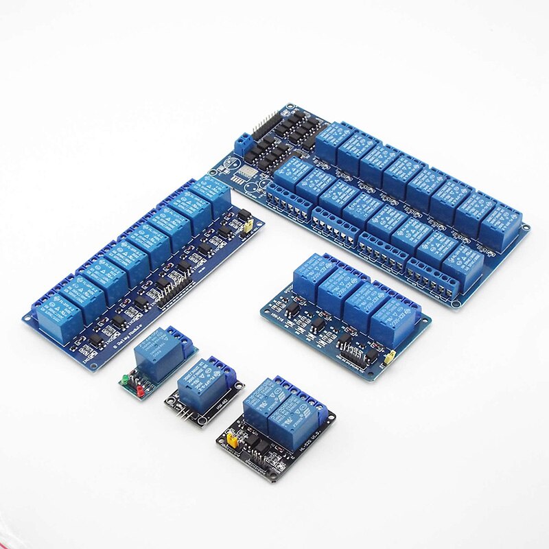 DC 5V 12V Relay Module With Optocoupler Relay Output 1 2 4 8 ch Way ...