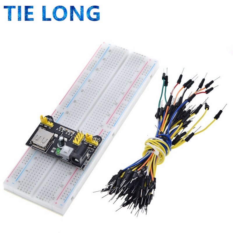 3.3V/5V MB102 Breadboard power module+MB-102 830 points Prototype Bread board for arduino kit ...