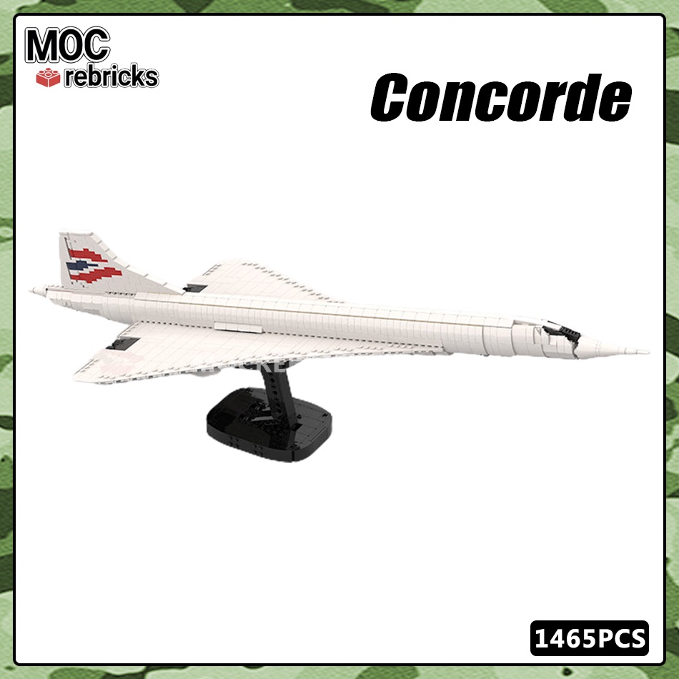 Aviation Aircraft Series MOC Building Block Supersonic Airliner ...