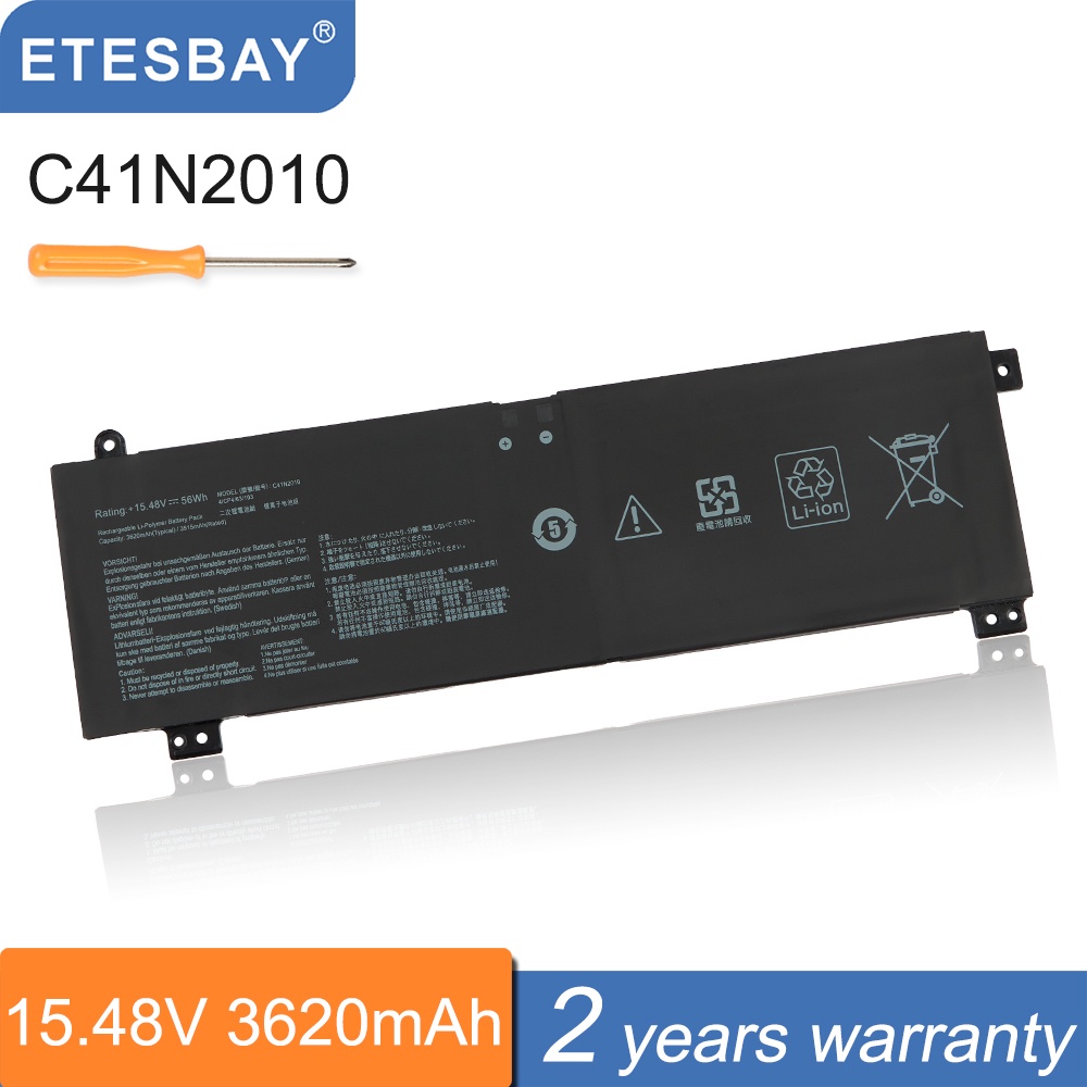 ETESBAY C41N2010 Laptop Battery For ASUS ROG Strix G15 G513IC G513IE ...