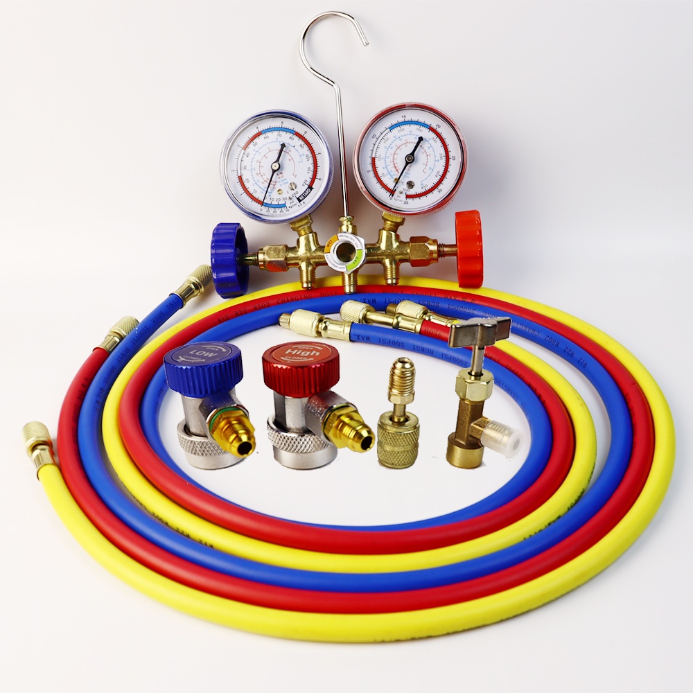 Air Conditioning Tool set Barometer Refrigerant Manometric Manifold ...