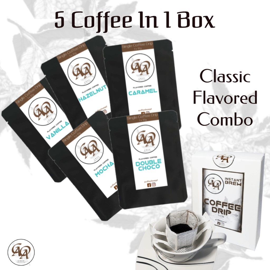 Classic Flavored Combo - Assorted Coffee Drip in Box | COAA | Shopee ...