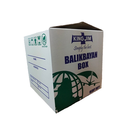 King Jim Balikbayan Box 175lbs White 20x20x20 | Shopee Philippines