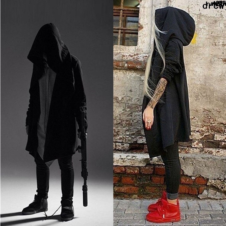 Windbreaker with T Mid-Length Cloak Style Long?Wizard Male Assassin # ...