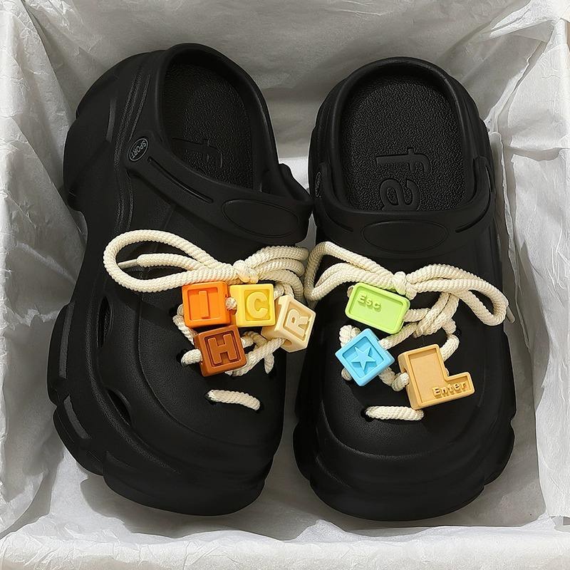 Croc Shoes na may makapal na solong Pambabaeng Summer 2023 ...