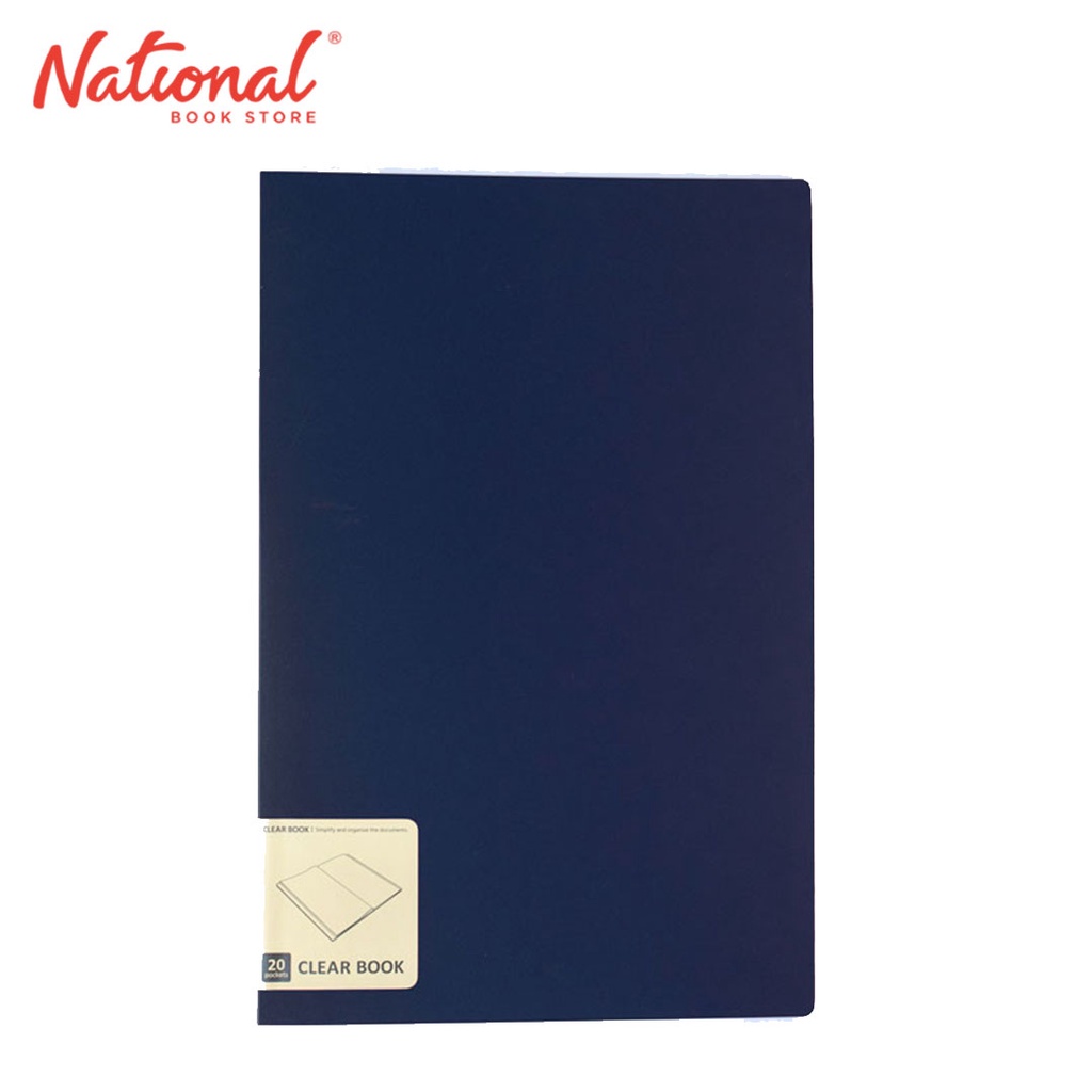 Aquadrops Clearbook Fixed N5000FC Navy Blue Long 20sheets - School ...